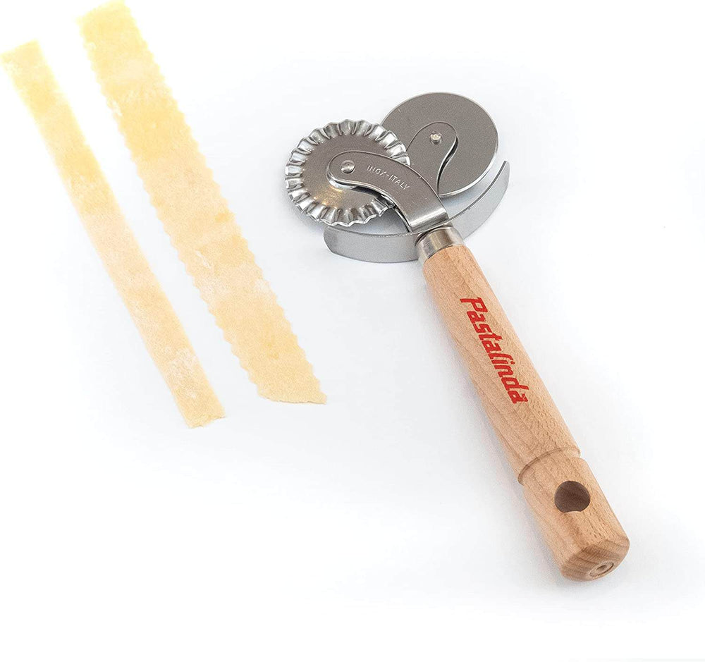 Pastalinda Double Pasta/Pizza Cutting Wheel – Versatile, Durable ...