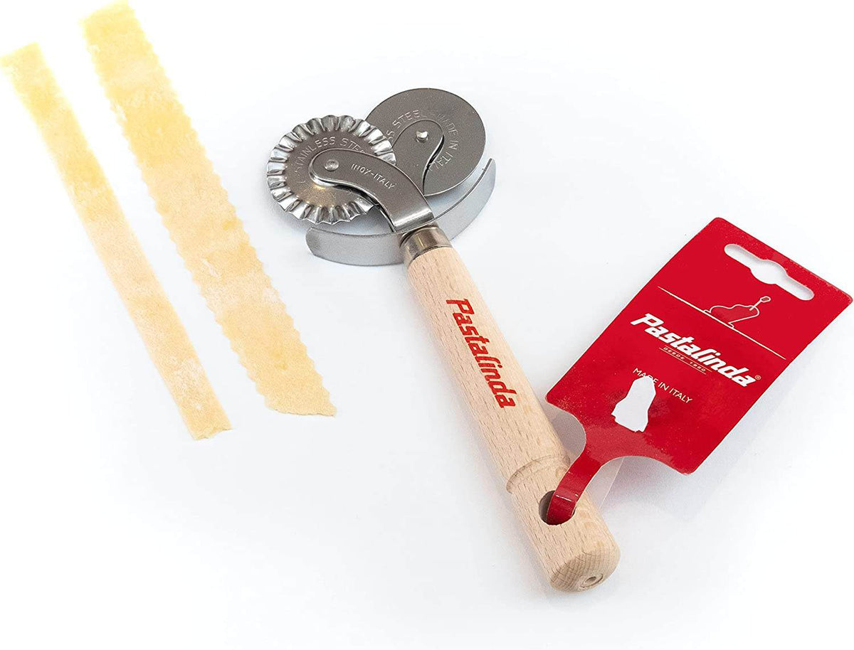 Pastalinda Double Pasta/Pizza Cutting Wheel – Versatile, Durable ...